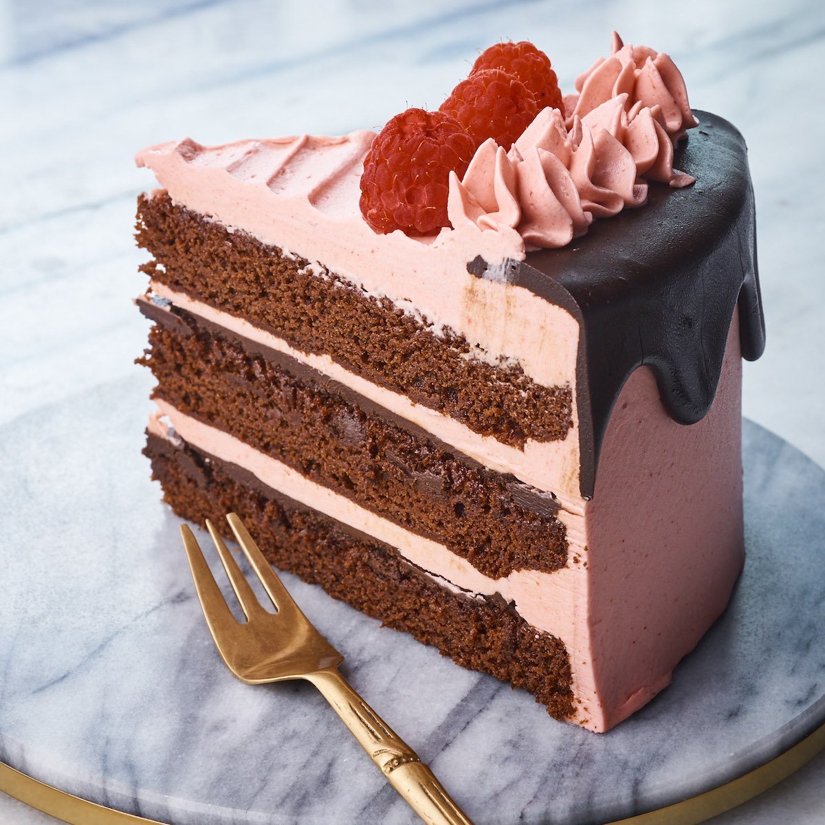 Chocolate Raspberry Decadence Cake (Slice) – ATDTOGO
