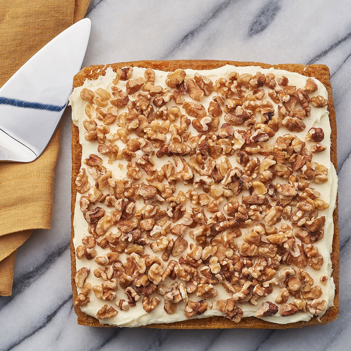 Square Carrot Cake, With Cream Cheese Frosting & Roasted Walnuts – ATDTOGO